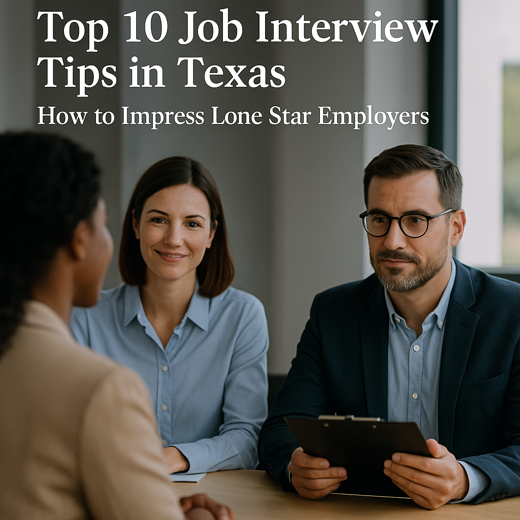 Top 10 Job Interview Tips in Texas: How to Impress Lone Star Employers ...